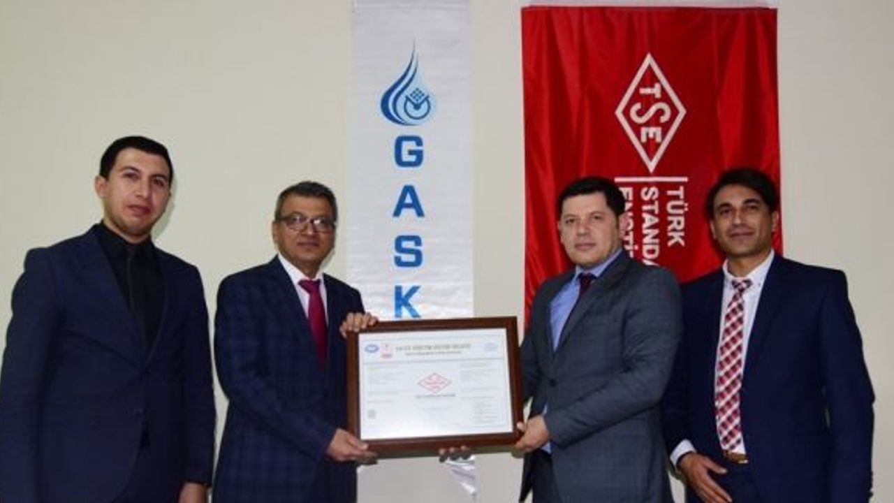 GASKİ, ISO 9001 belgesini yeniledi - Hukuki Haber